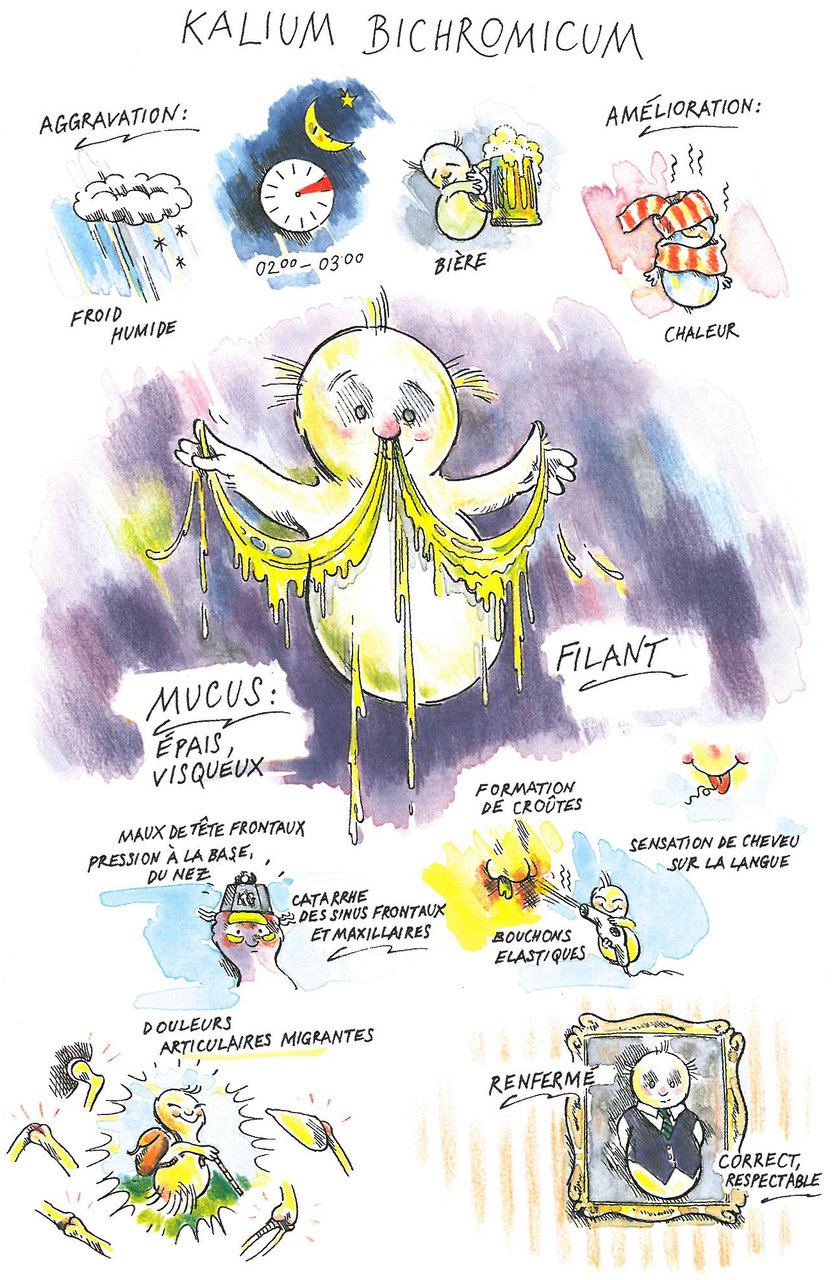 Kalium bichromicum (bichromate de potassium): en homéopathie